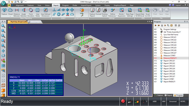 CMM-Manager Software | AIMS Metrology